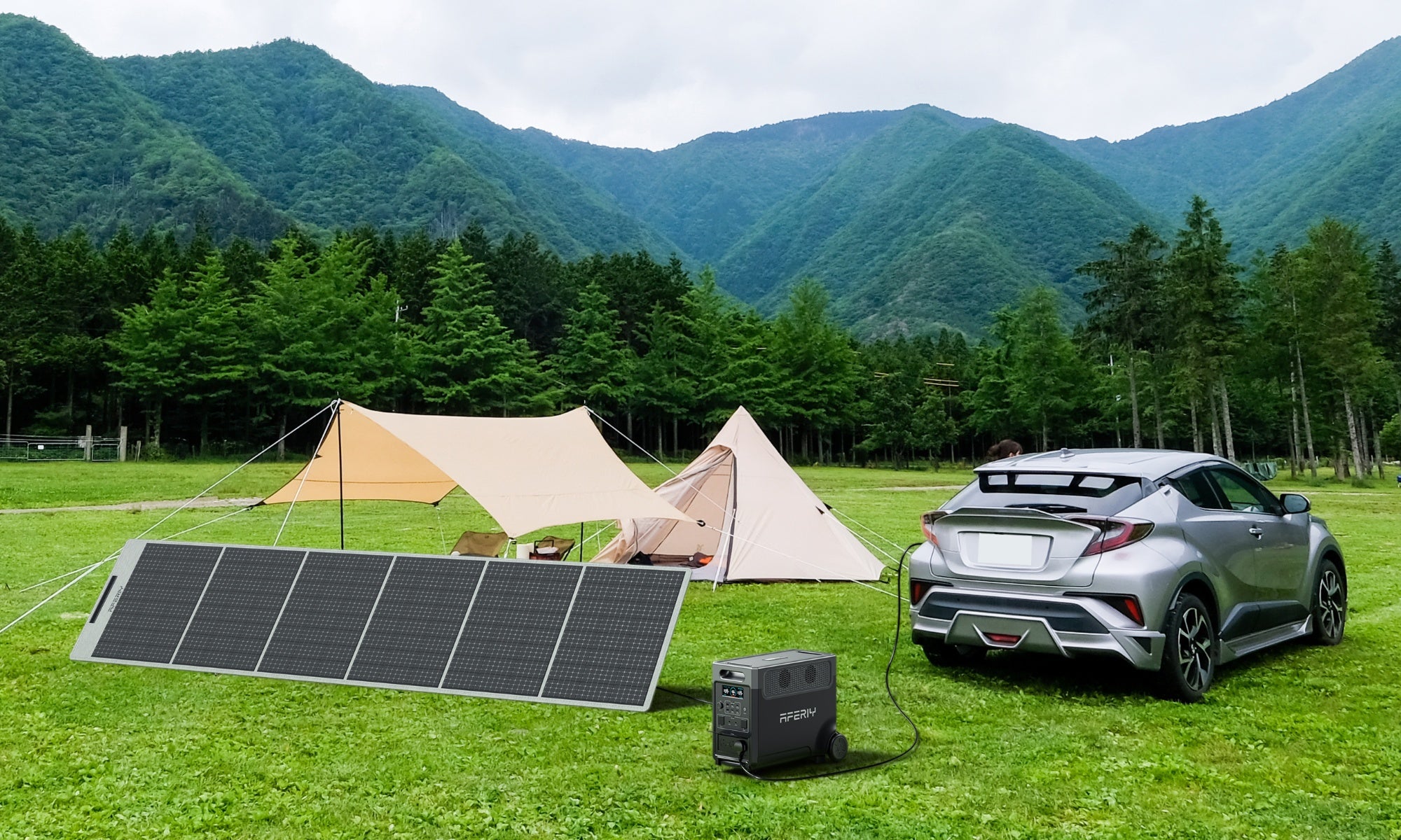 4 Best Solar Panels for Camping (2024 Guide) – AFERIY UK