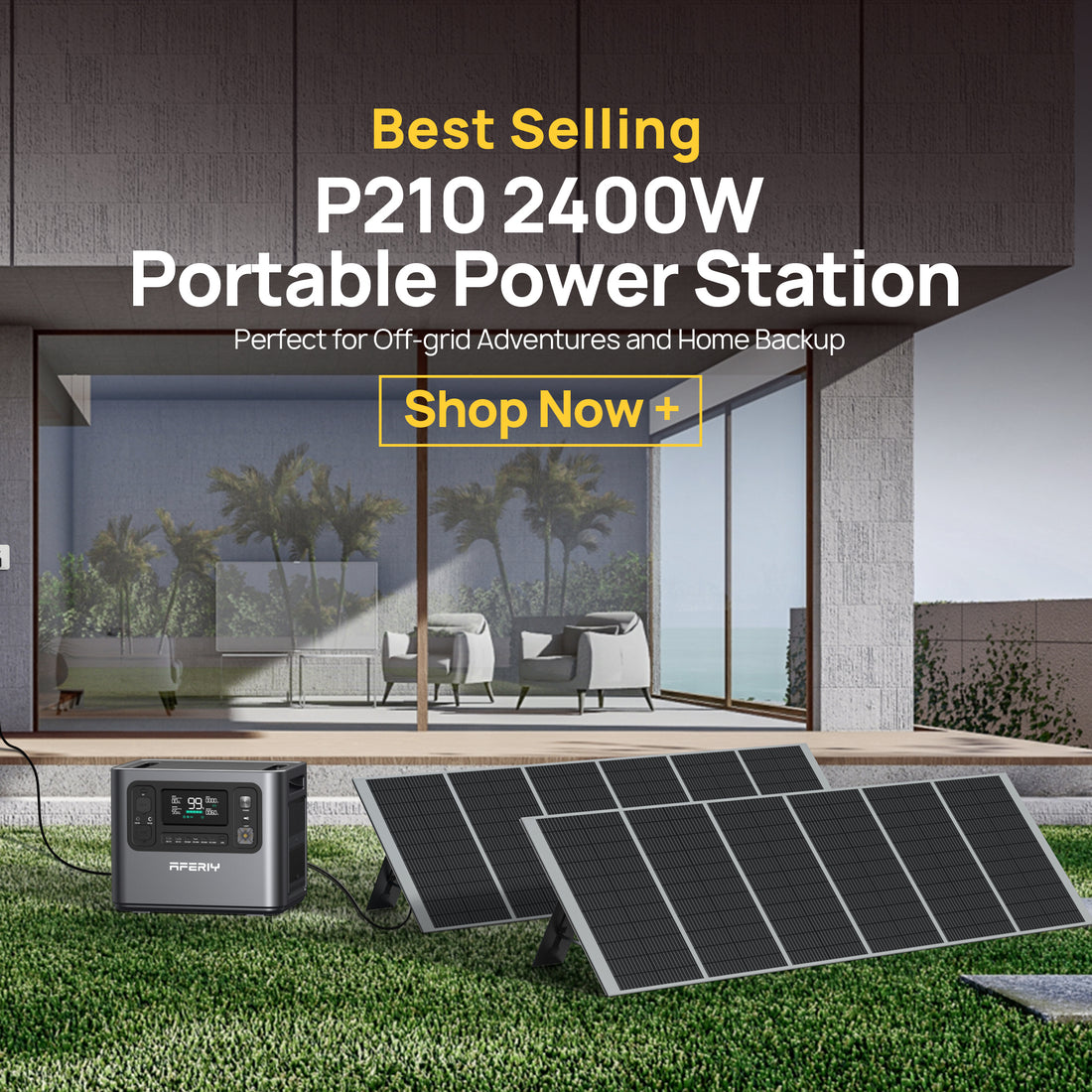 AFERIY UK: Portable Power Stations, Solar Generator Kits, Solar Panels